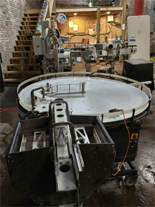 Rotary Infeed Table with twist-rinse