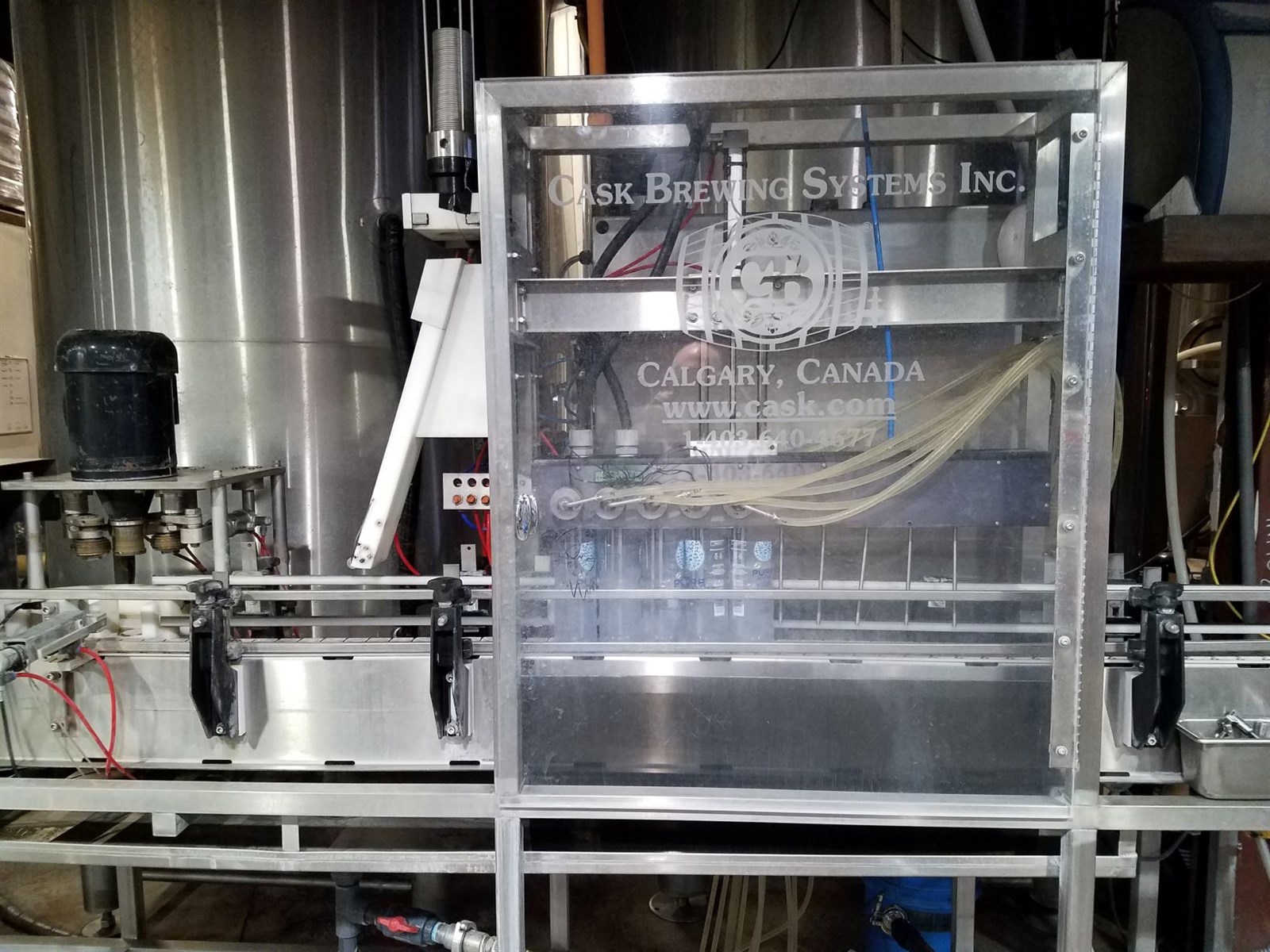 CASK ACS CANNING LINE, BUILT 2014, $65,000 FOR ALL