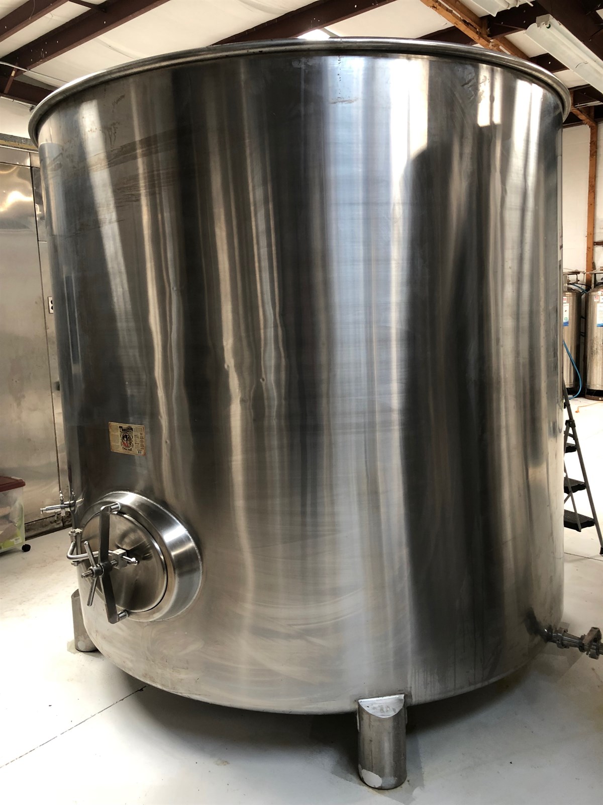 60 BBL (1,800gl) Open Top Fermenters (3 Available)