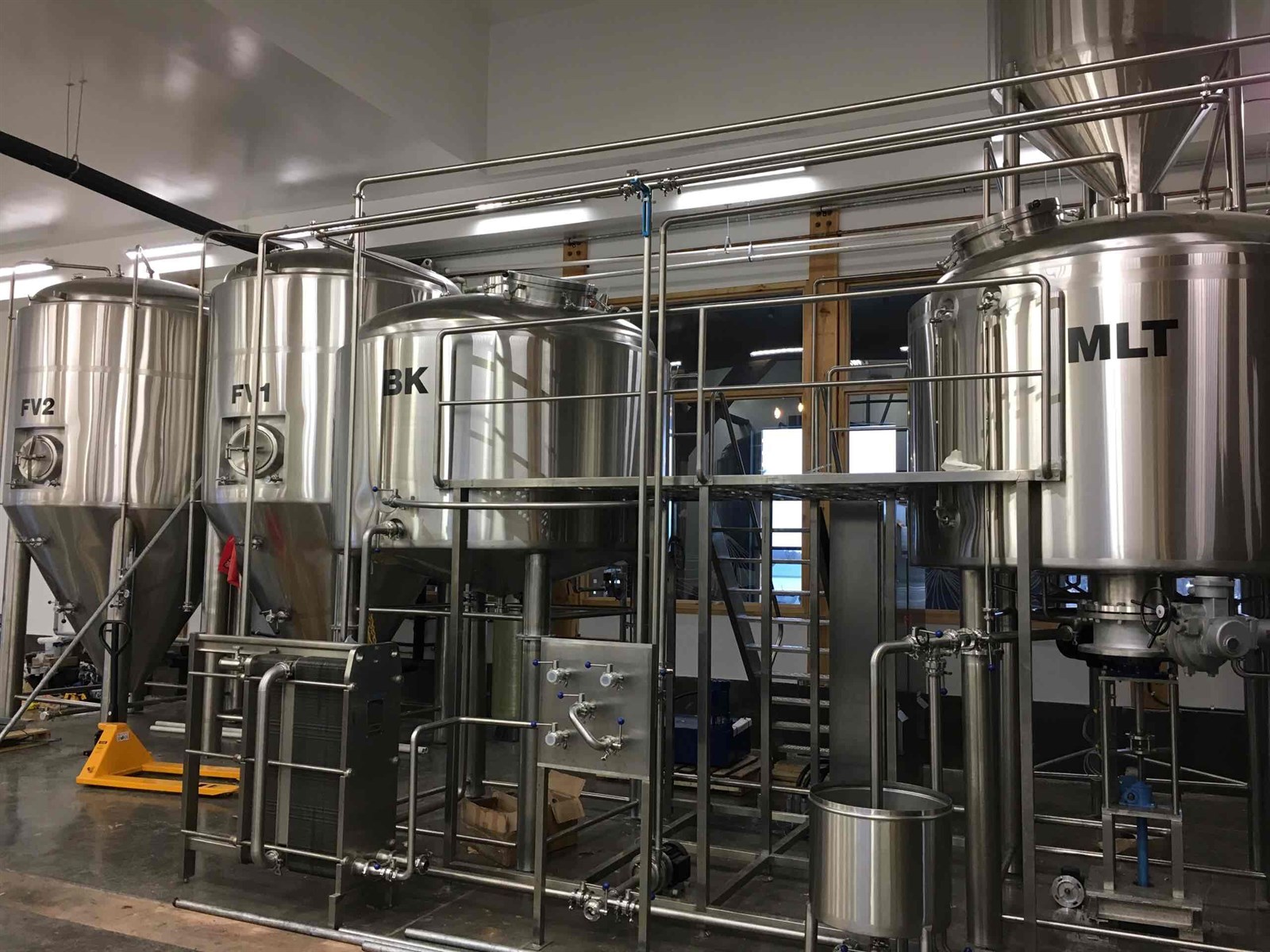 30bbl turnkey beer brewing system with FVS &BBTS