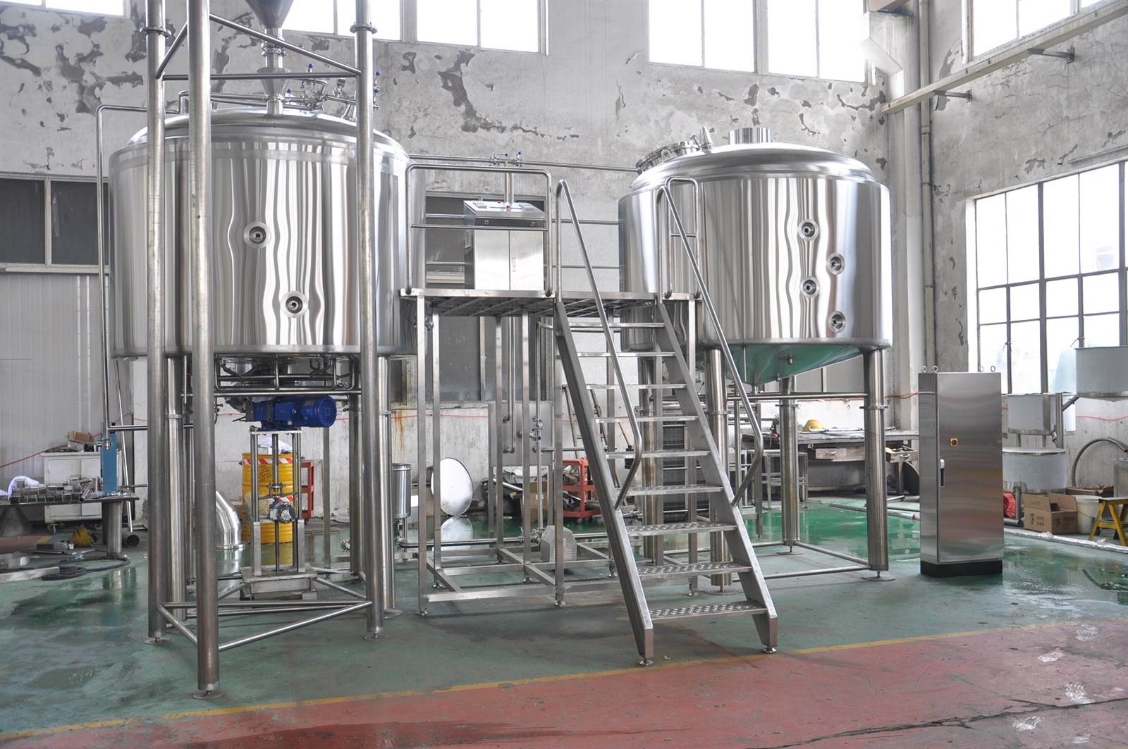 30bbl turnkey beer brewing system with FVS &BBTS
