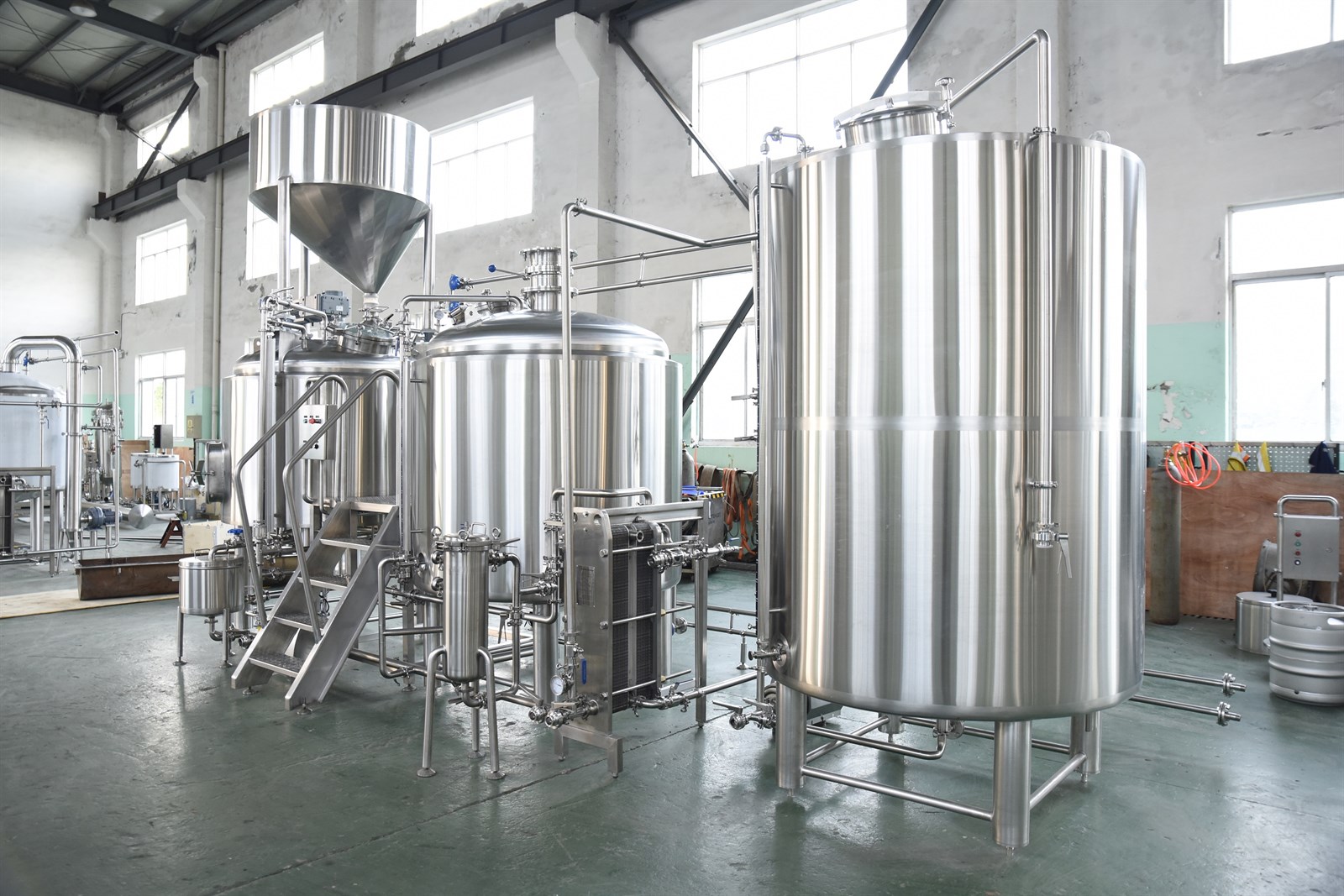 10bbl turnkey beer brewing system with FVS&BBTS