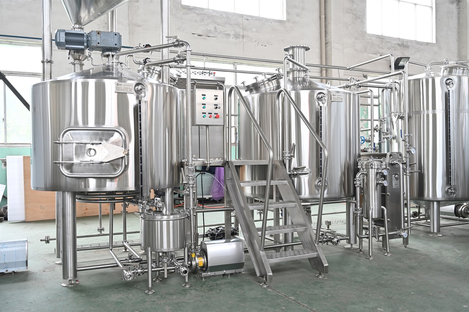 10bbl turnkey beer brewing system with FVS&BBTS