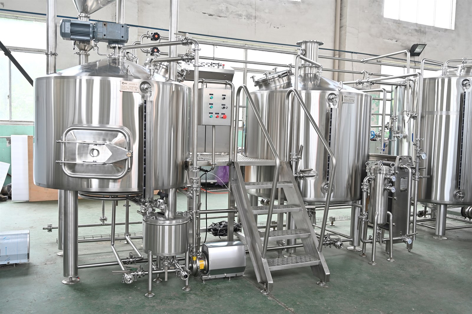 10bbl turnkey beer brewing system with FVS&BBTS