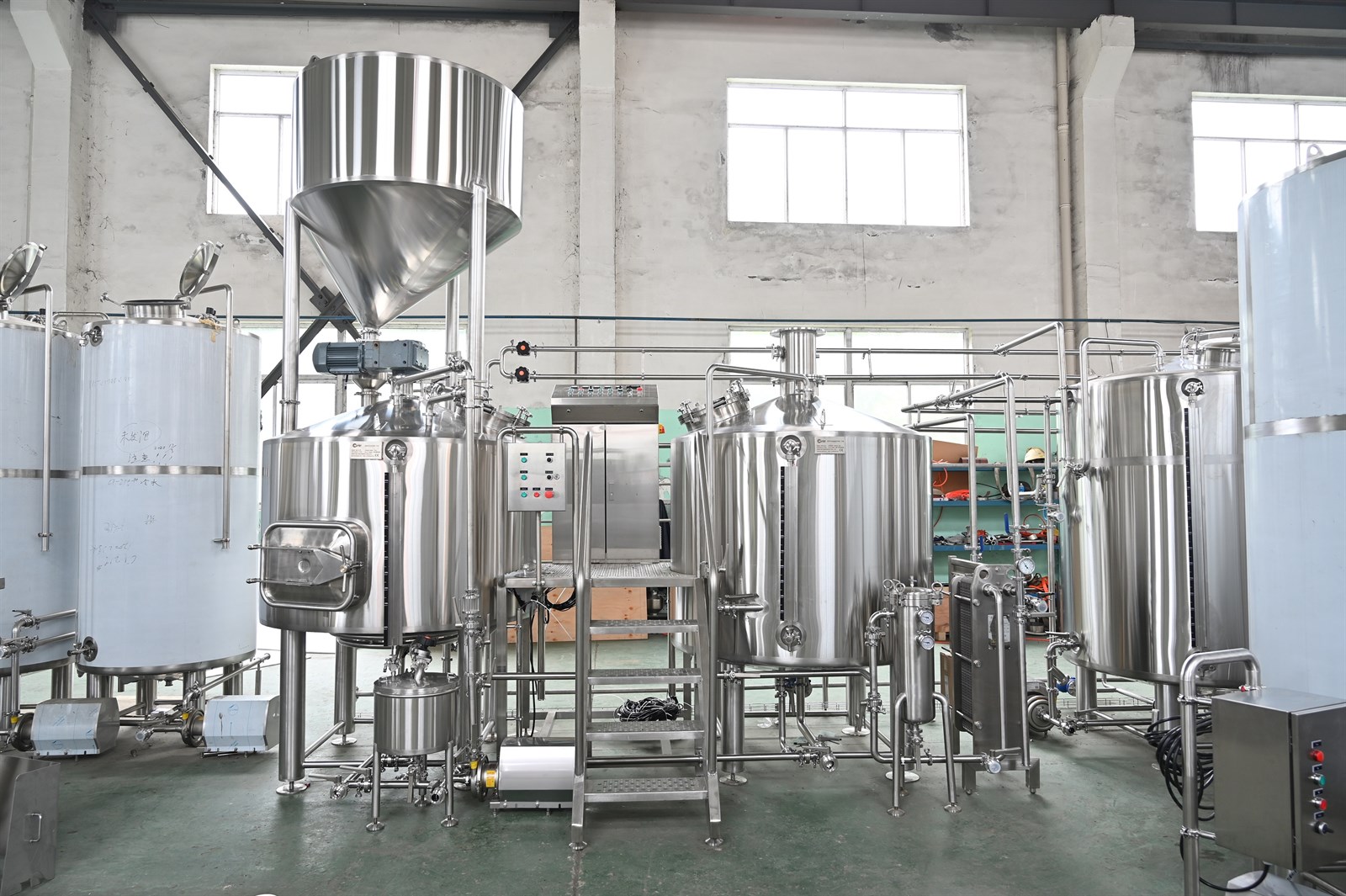 10bbl turnkey beer brewing system with FVS&BBTS