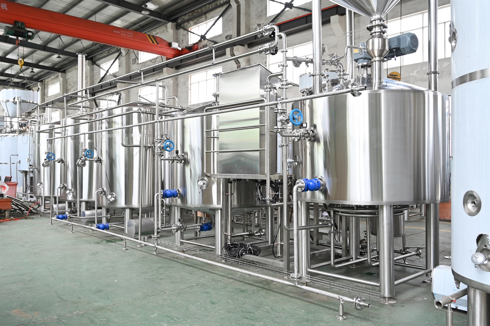 10bbl turnkey beer brewing system with FVS&BBTS