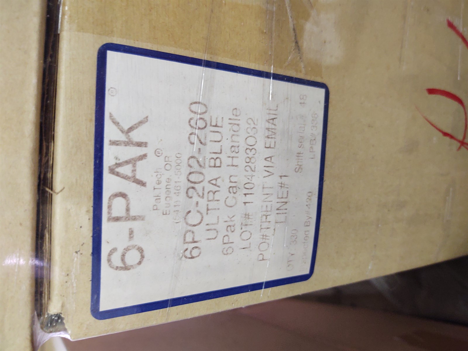 Paktech 6 pack carrier easy release (various colors)