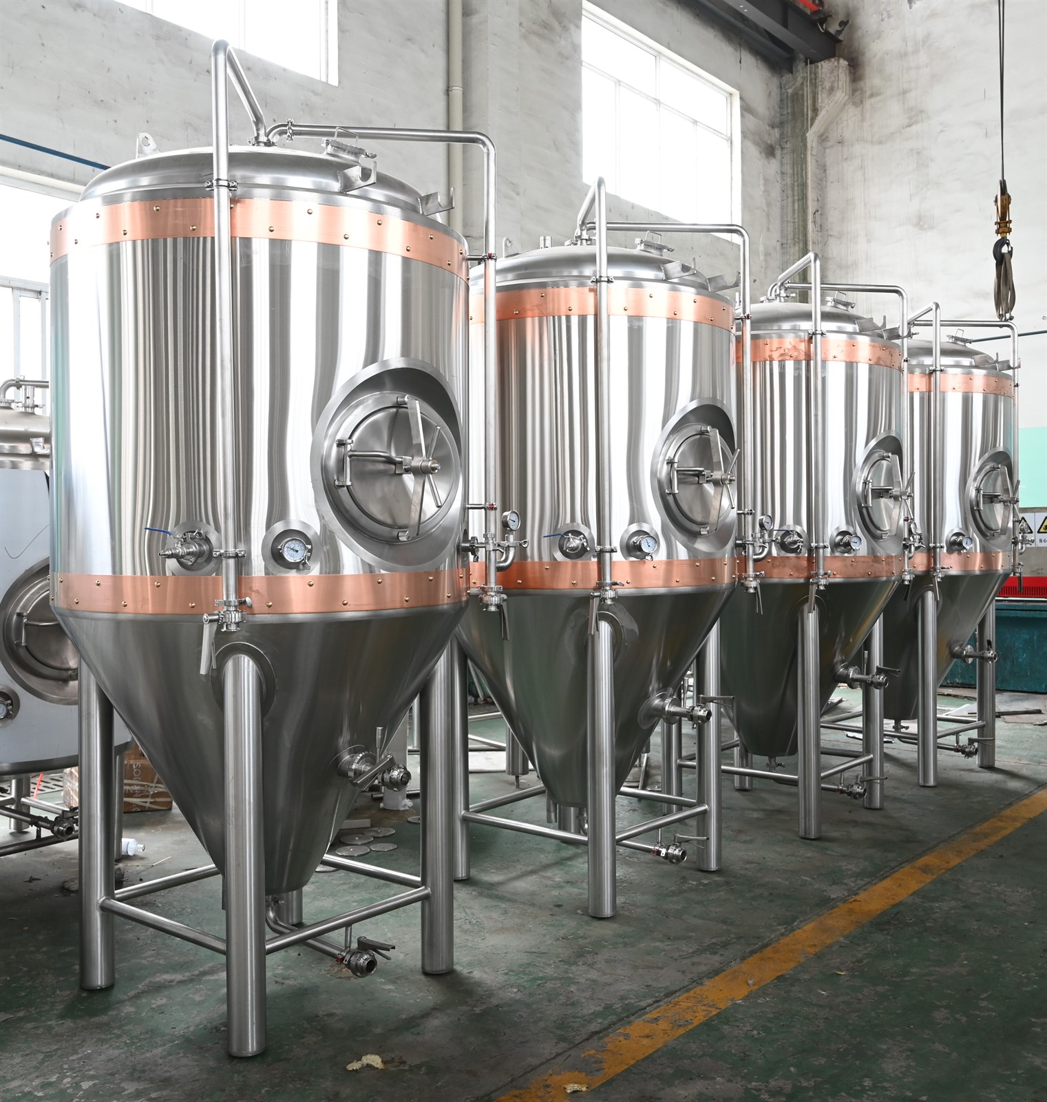 10bbl turnkey beer brewing system with FVS&BBTS