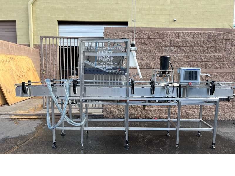 Used ACS 4.2v Cask canning line w/ Filltec