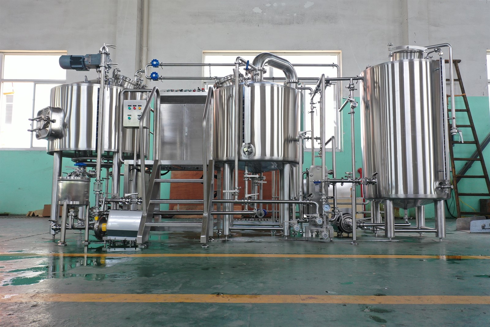 3bbl turnkey beer brewing system with FVS $BBTS