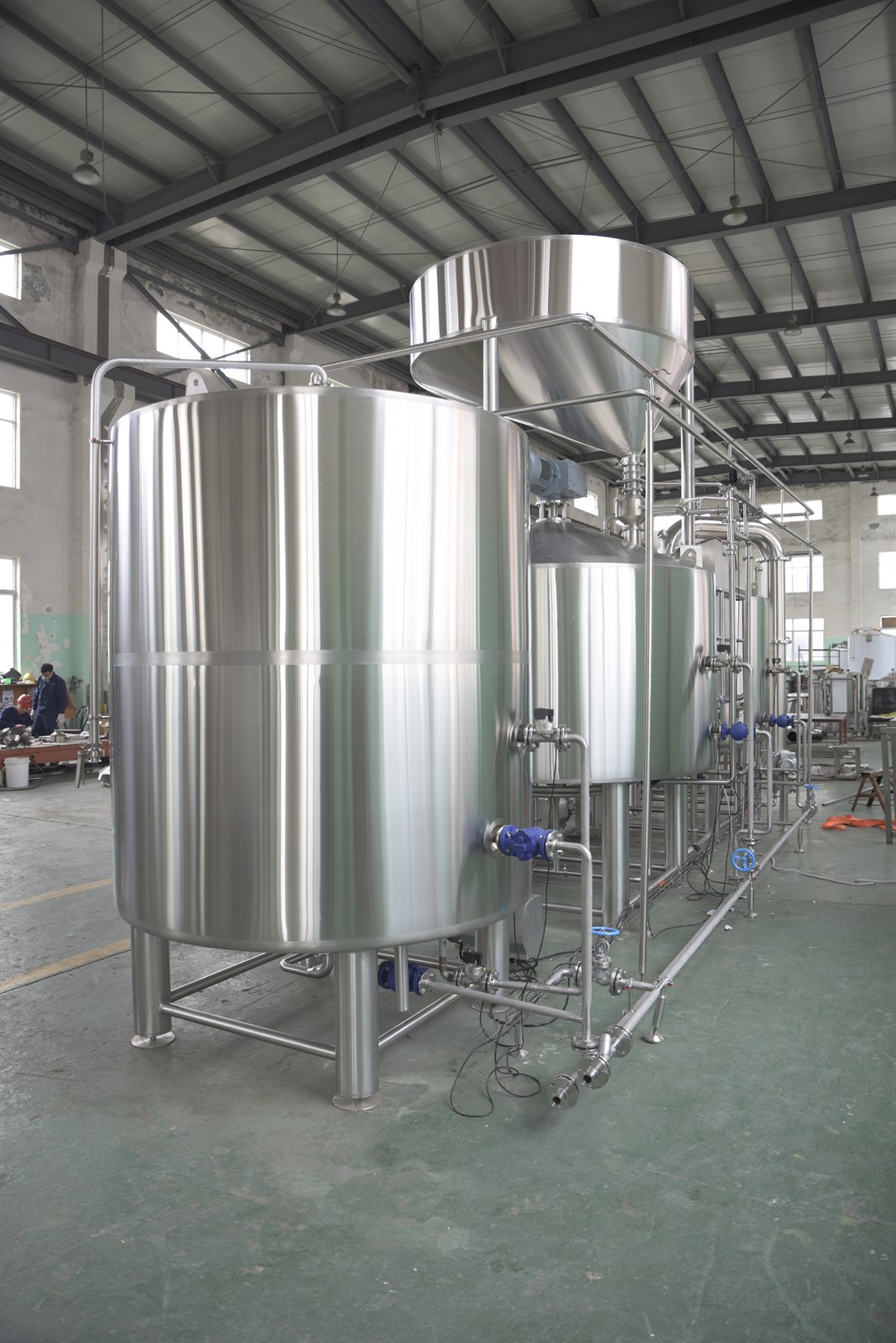15bbl turnkey beer brewing system with FVs& BBTs